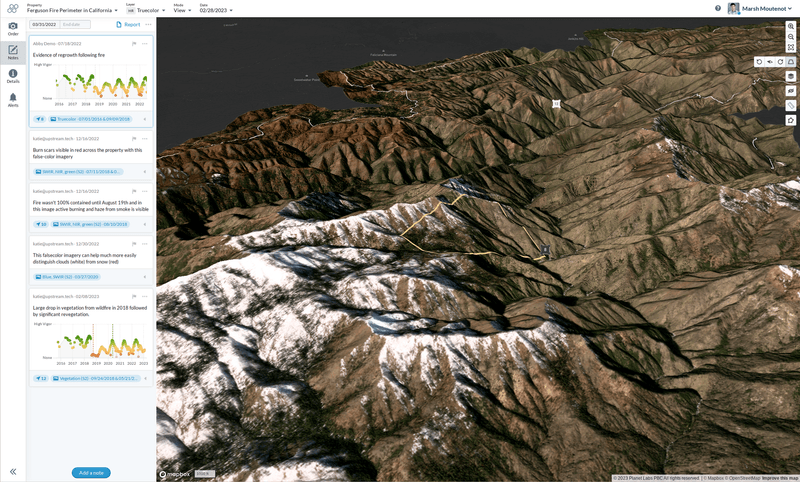 Planet Basemaps Now Available in the Lens Library - Upstream Tech